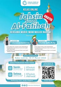 TAHSIN ONLINE (Gratis): Surah Al-Fatihah - Wadi Mubarak